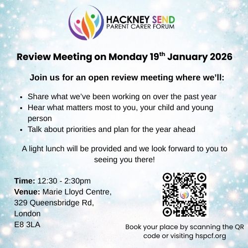 Review Meeting- Monday, 19 January 2026 | Hackney Send